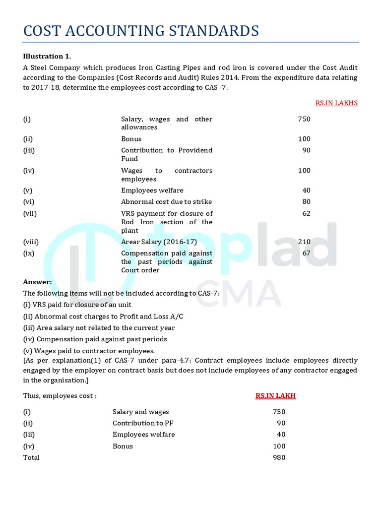 3 CAS QUESTIONS | PDF | Employment | Salary