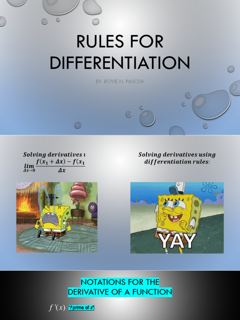 Lesson DifferentiationRulesChain | PDF | Derivative | Mathematical Analysis
