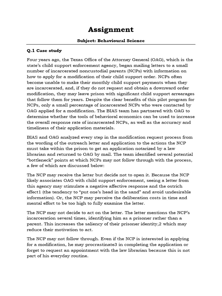 Behavioural Science Case Study | PDF | Pepsi Co | Pepsi