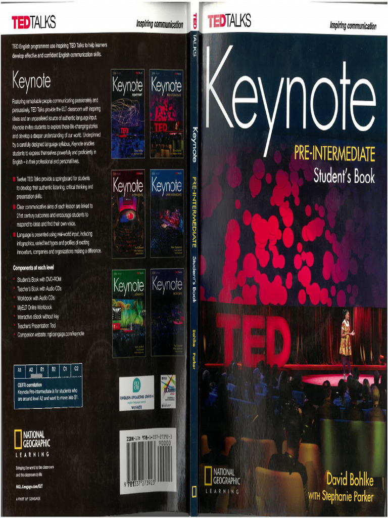 Keynote Pre Intermediate Students Book 2017 176p | PDF