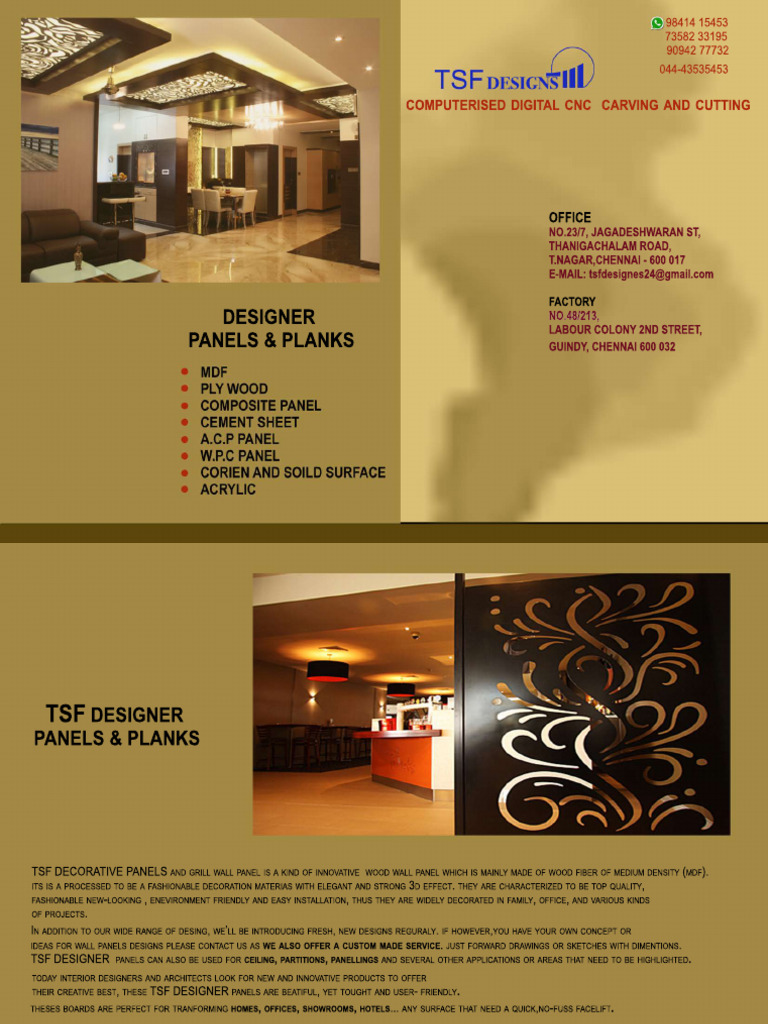 TSF Designer Catalogue - 1 | PDF