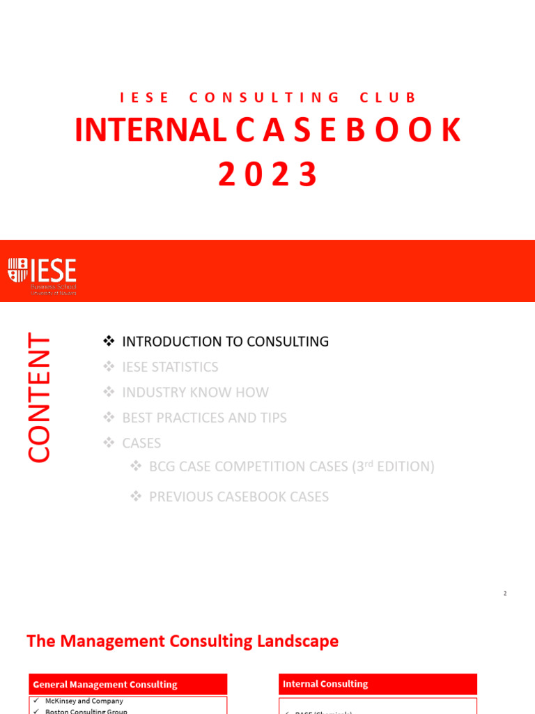 IESE Case Book 2023 - Vfinal - Internal Version | PDF | Banks | Insurance