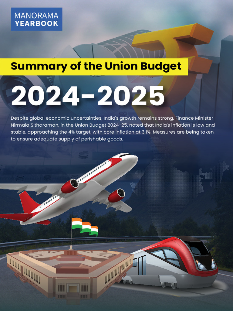 Union Budget 2024-25 Summary | PDF | Budget | Government Budget