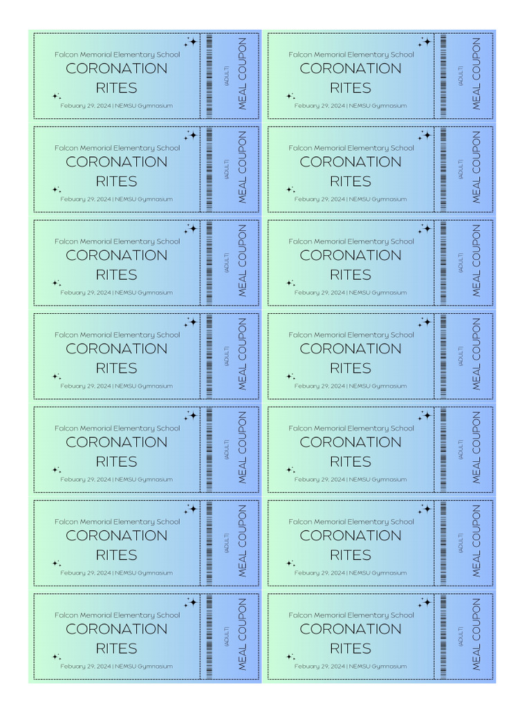 Coupons | PDF
