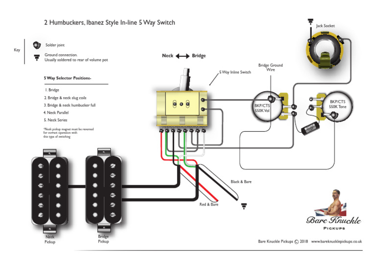 Ibanez 5-Way Switch Wiring Guide | PDF