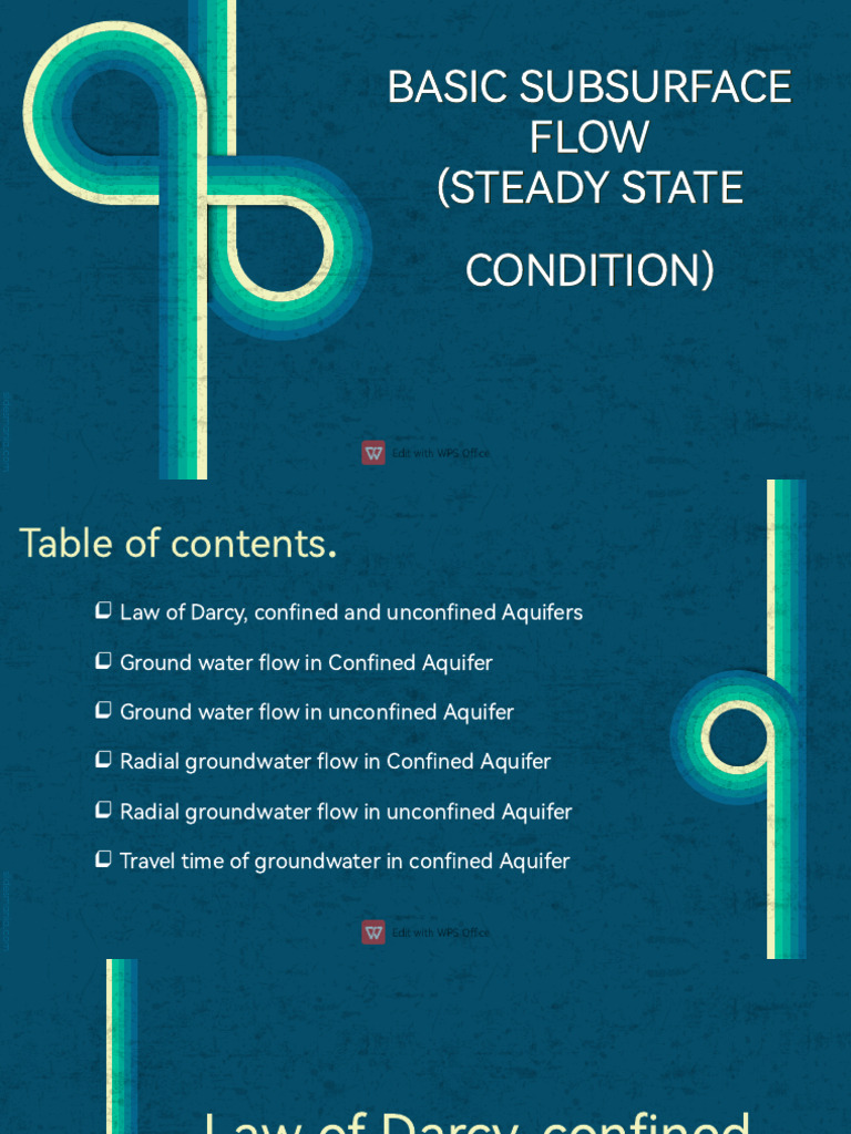 Group 6 Report in Hydrology 1 | PDF | Aquifer | Groundwater