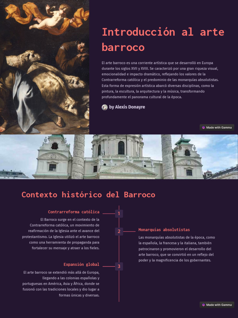 Introducción al Arte Barroco | PDF | Barroco | Escultura