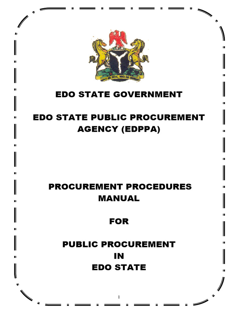 Procurement Procedures Manual | PDF | Procurement | Business