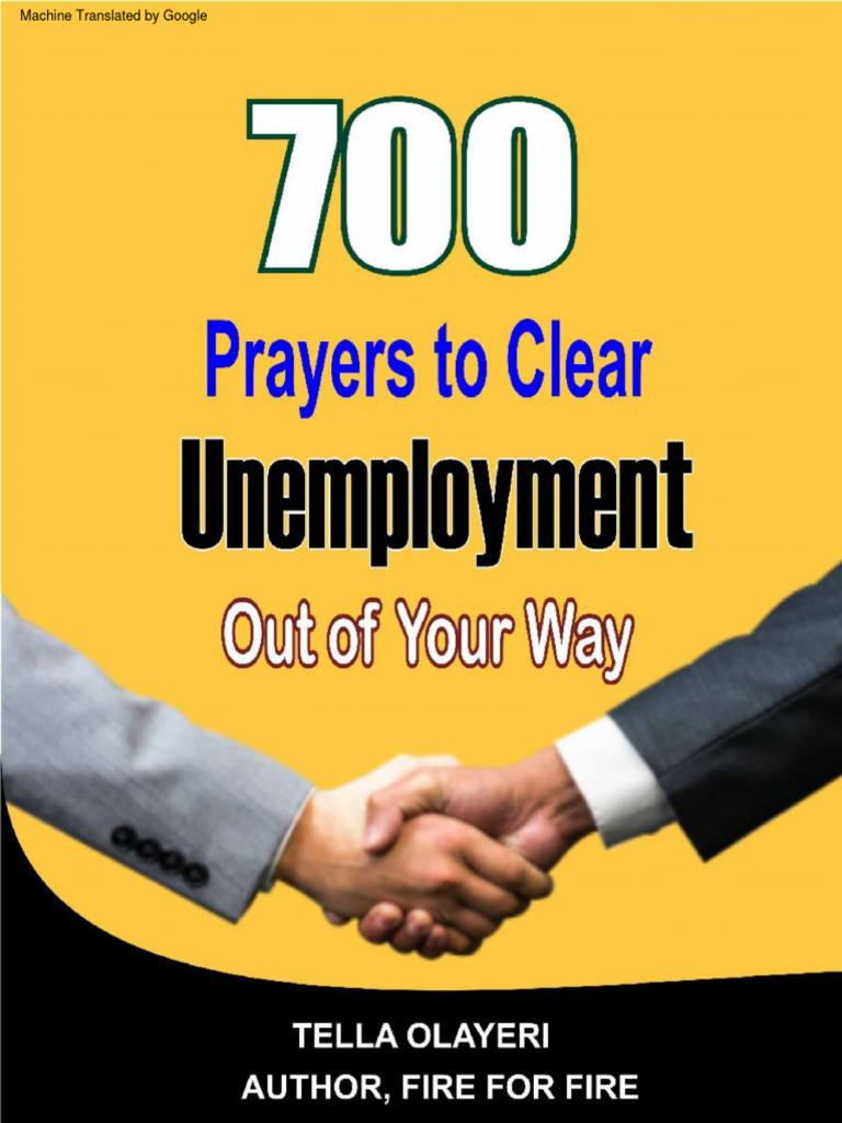 700 Prayers To Clear Unemployment Out of Your Way Tella Olayeri | PDF ...
