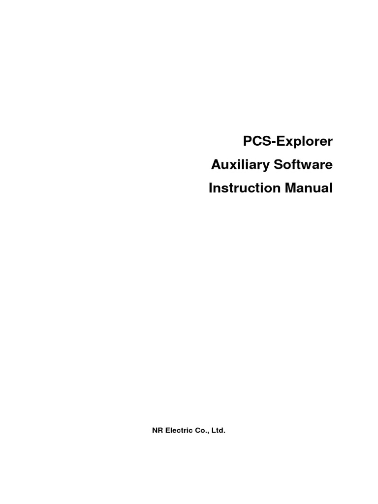 PCS-Explorer X Instruction Manual en Overseas General X R1.08 | PDF ...