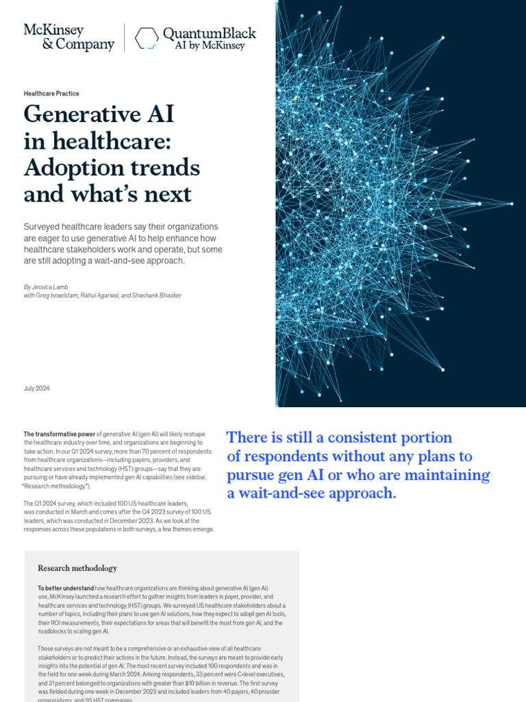 Generative Ai in Healthcare Adoption Trends and Whats Next - Final | PDF | Artificial ...