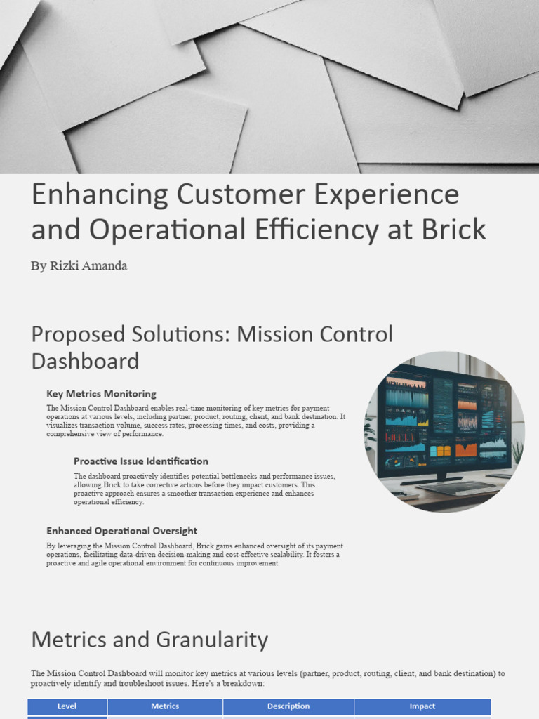 Enhancing Payment Operations Efficiency | PDF | Performance Indicator ...