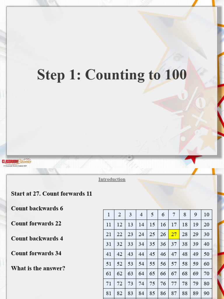 Counting To 100 - Teaching PP | PDF