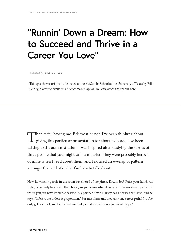 Runnin Down A Dream | PDF