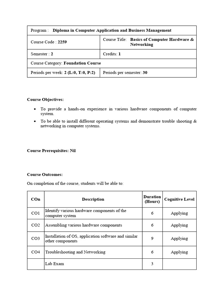 2259 | PDF | Computer Hardware | Operating System