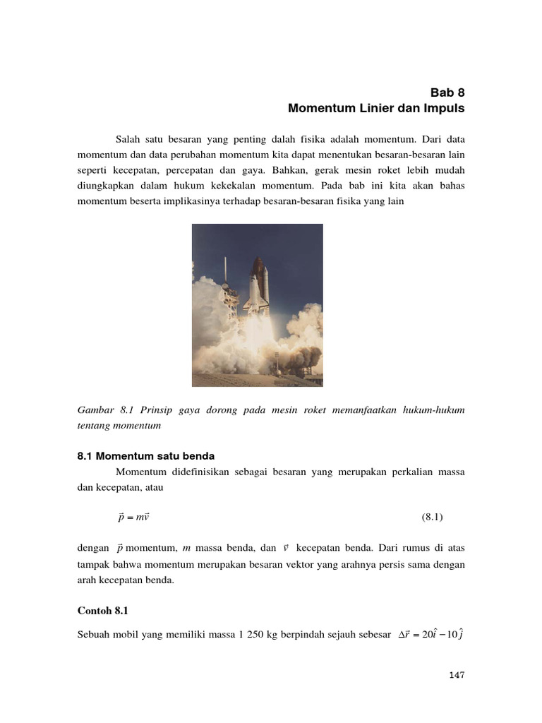 Momentum dan Impuls dalam Fisika | PDF | Metode & Bahan Ajar