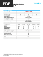 Multi-Band 12-Port Antenna TPA65R-BU6D | PDF | Decibel | Mimo