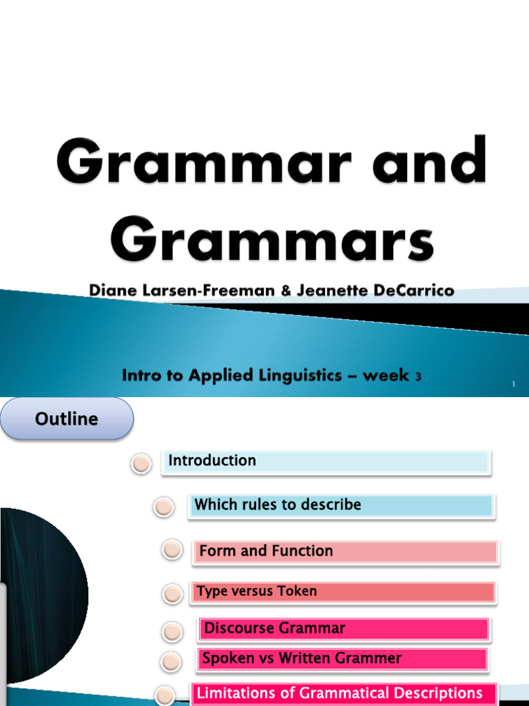 Al Grammar Larsen Freeman | PDF | Grammar | Syntax