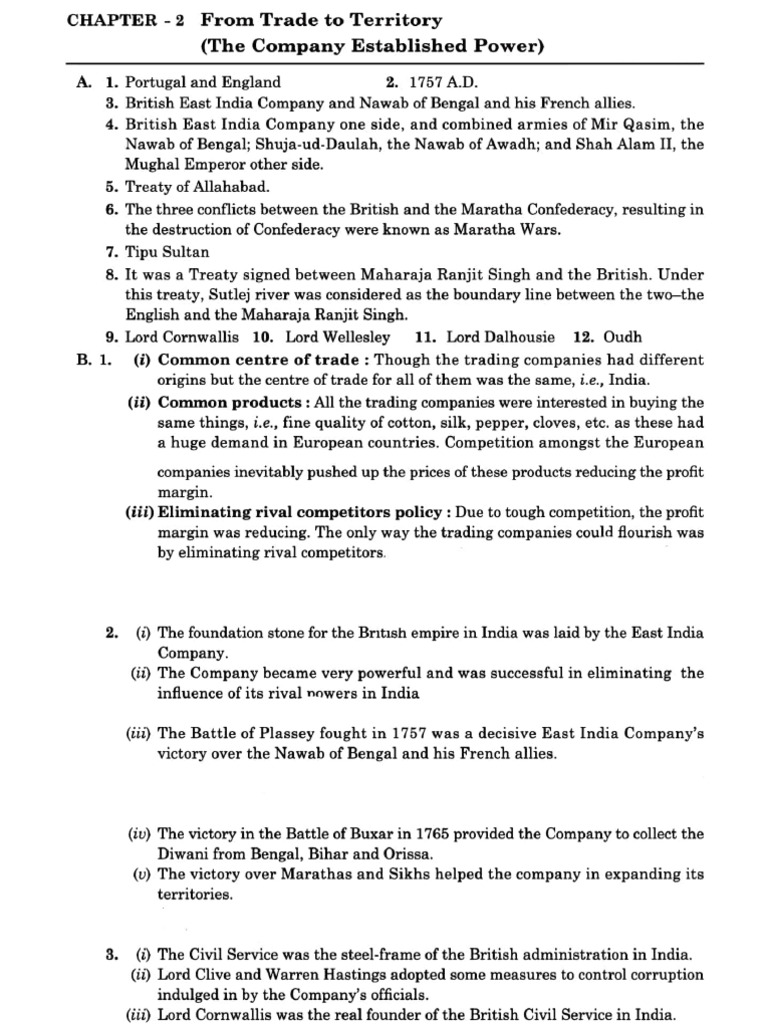 CH 2 History Questions & Answers | PDF | South Asia