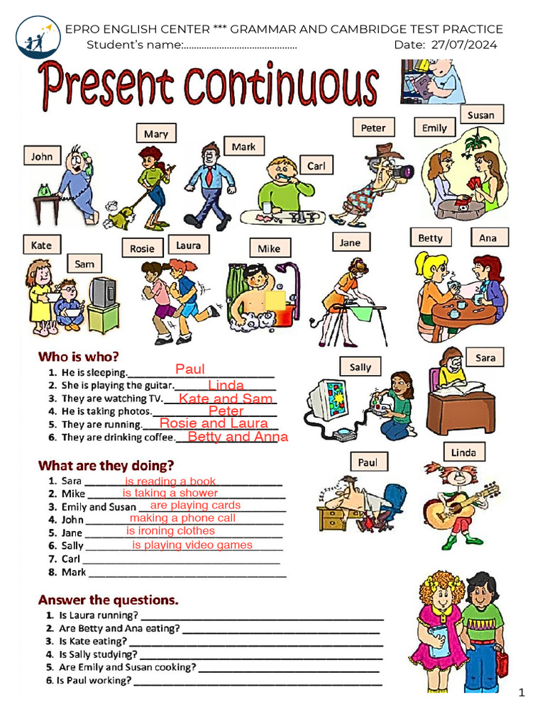 Bản sao của Handout Bổ trợ ngữ pháp PS-PC | PDF | Games & Activities