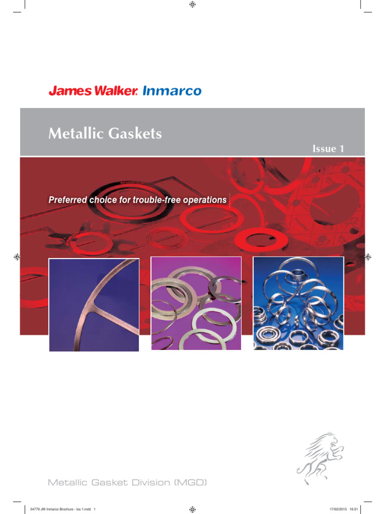 Metallic Gaskets Brochure | PDF | Materials | Mechanical Engineering