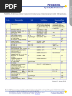 Hyvolt II Transformer Oil Properties | PDF | Physical Sciences | Materials