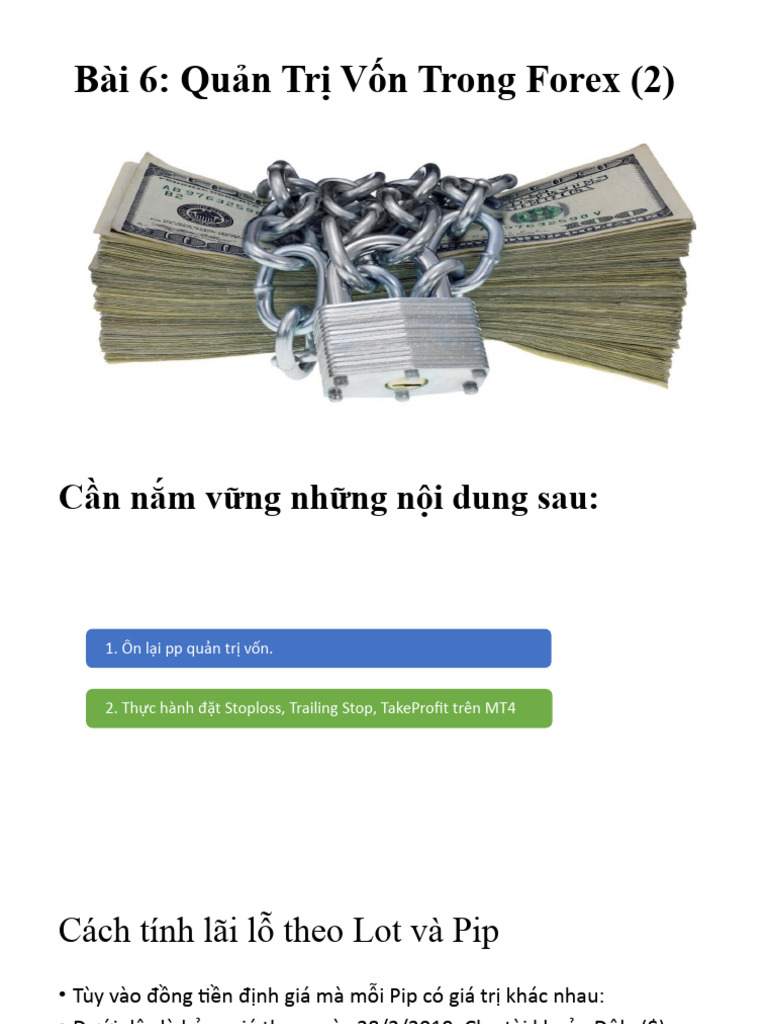 Bí mật Pro Forex Bài 6 - Quản trị vốn Forex 2 | PDF