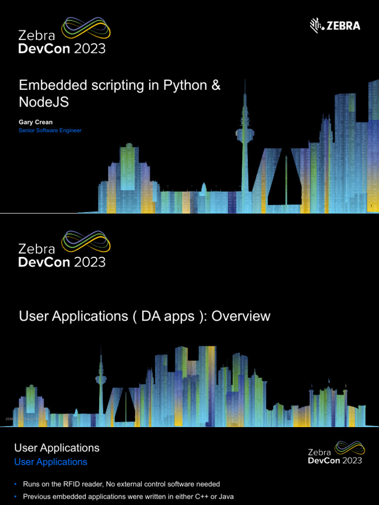 Zebra Devcon2023 Presentation Customer Facing Embedded Scripting Python Nodejs Gary Crean En 3610