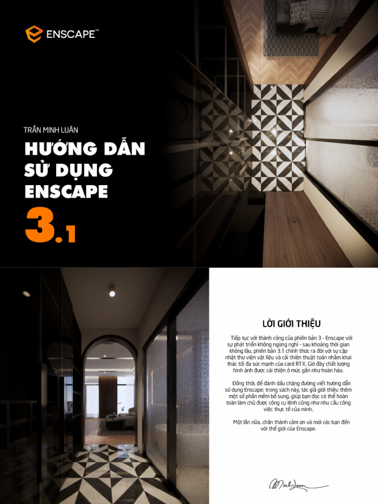 Huong Dan Su Dung Enscape-Su-Tran Minh Luan-V3-1 | PDF