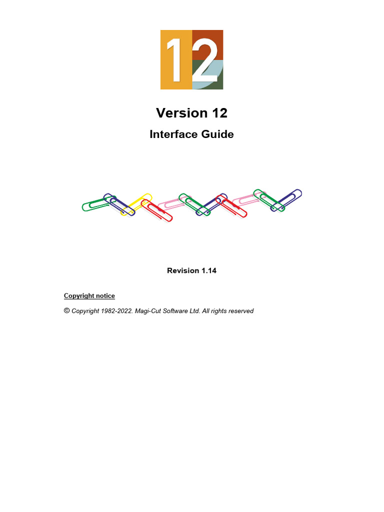 V12 Interface Guide Pdf Comma Separated Values Computer File