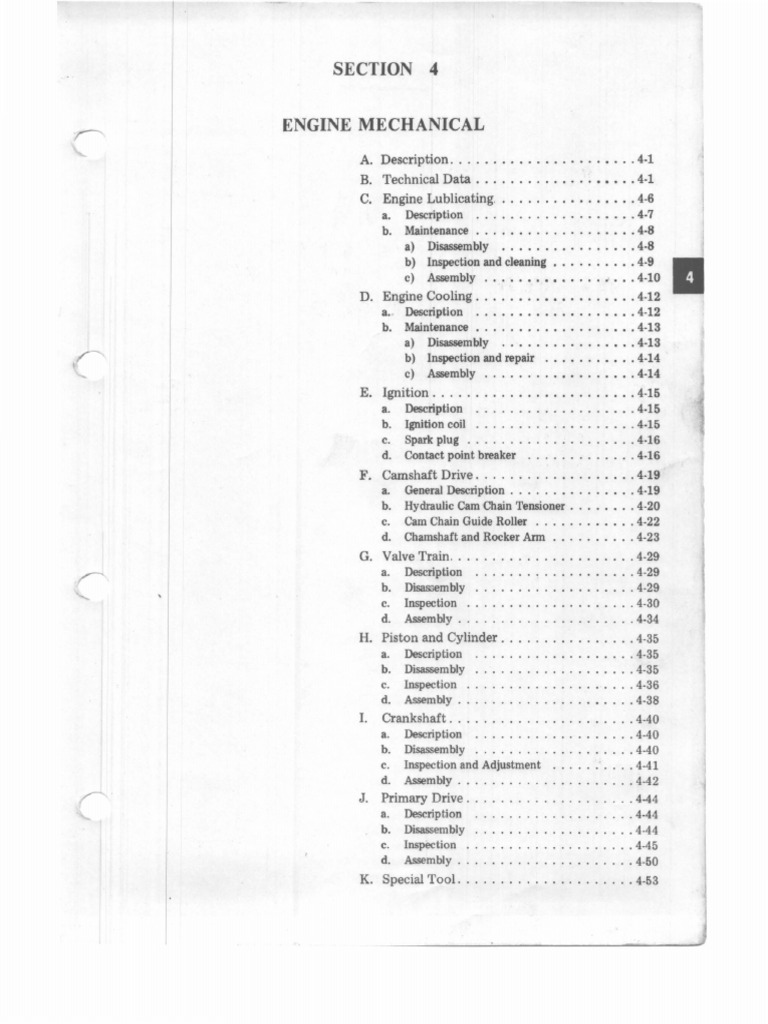 Section 4 - Engine Mechanical | PDF