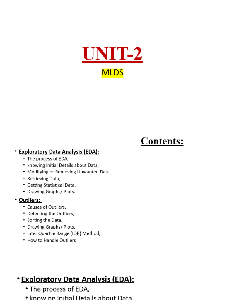 Concepts of EDA, Outliers-Detection and Treatment | PDF | Quartile | Statistical Analysis