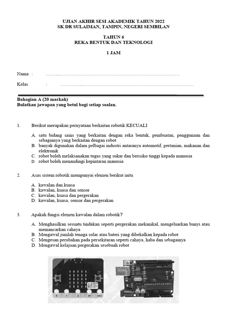 Uasa T6 RBT 2022 | PDF