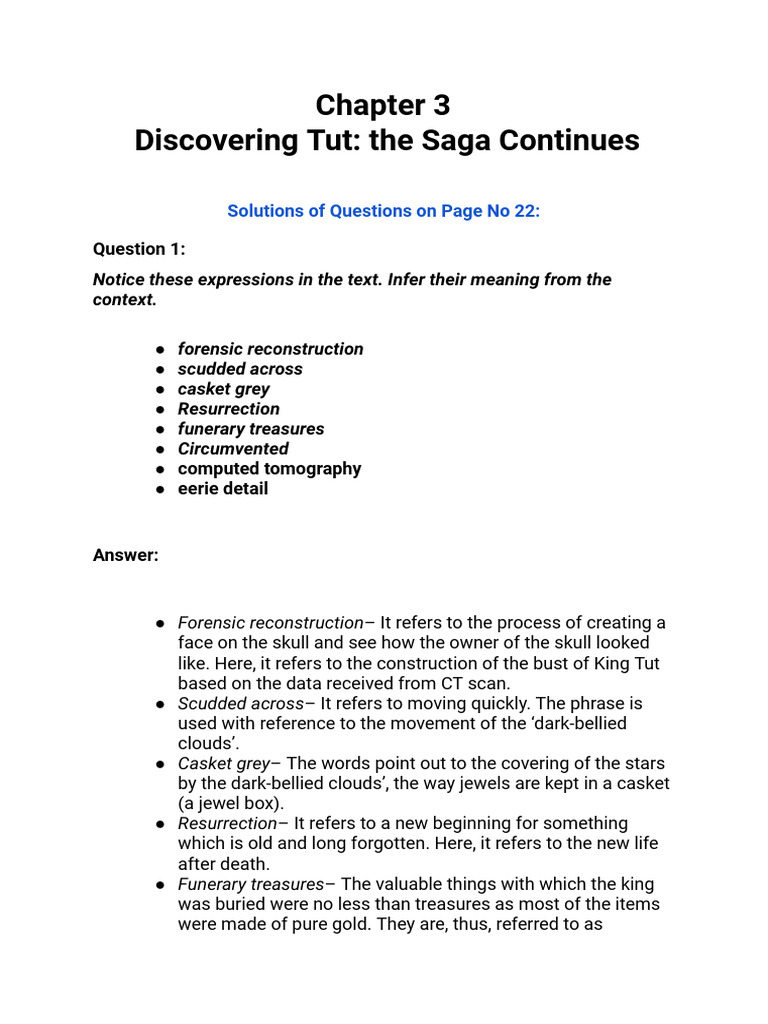 CH 3 | PDF | Akhenaten | Tutankhamun