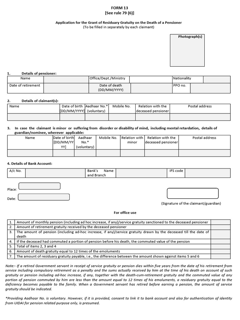 Form 801 | PDF | Pension