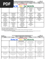 CACFP 90 Weekly Menu With Serving Sizes Template | PDF | Foods | Lunch