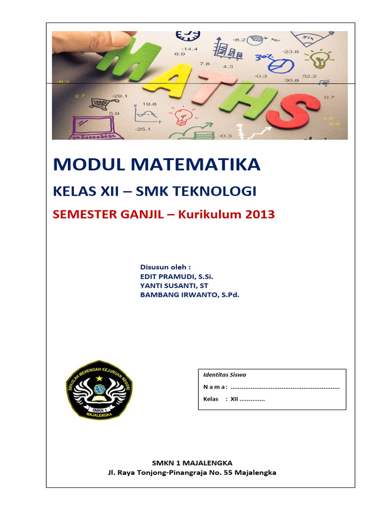 Modul Matematika Xii - Ganjil | PDF