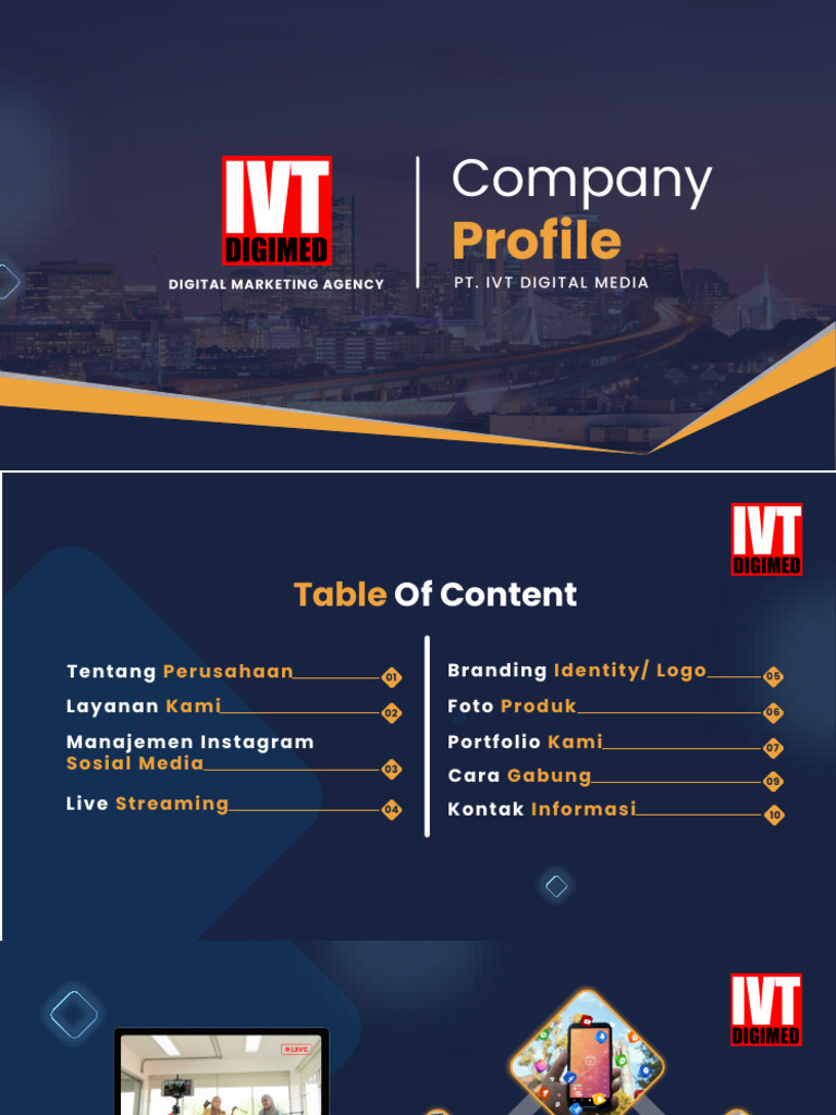 File - Company Profile PT Ivt Digital Media New 2024 - Fix | PDF | Seni ...