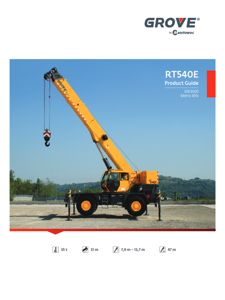 Grove Rt540e 35t | PDF