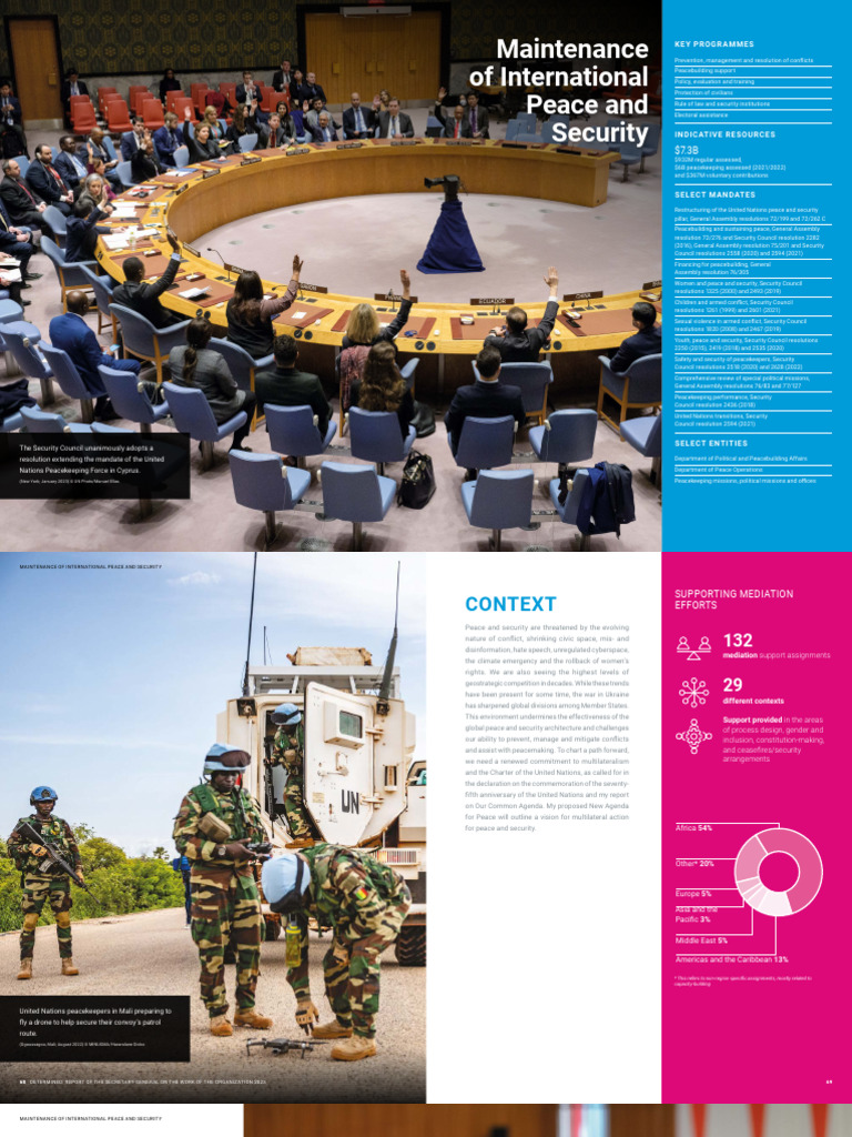 UN SG Annual Report 2023 | PDF | United Nations | International Relations