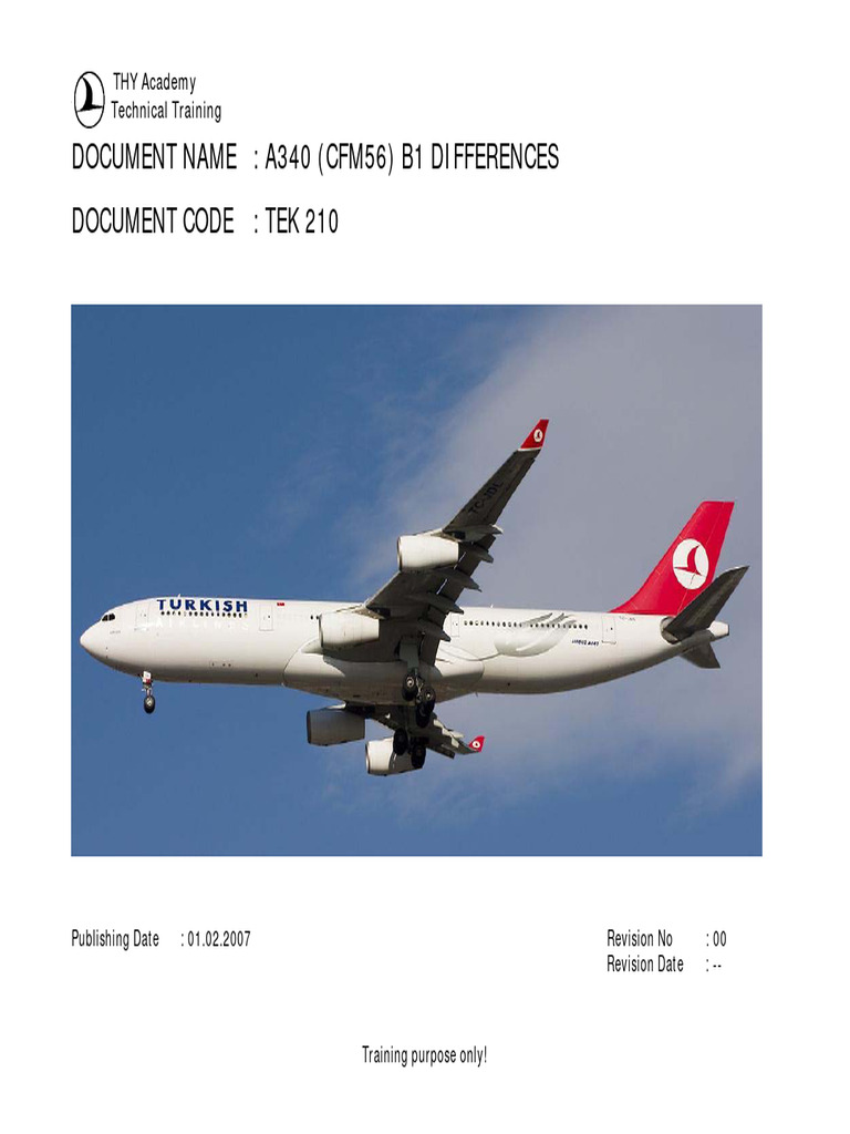 A340 B1 Diff From A330 - 230714 - 121601 | PDF