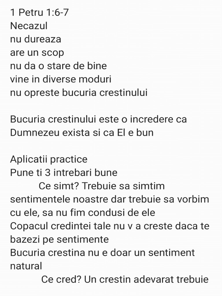 Incercarea Credintei Si Biruinta - 240616 - 101830 | PDF