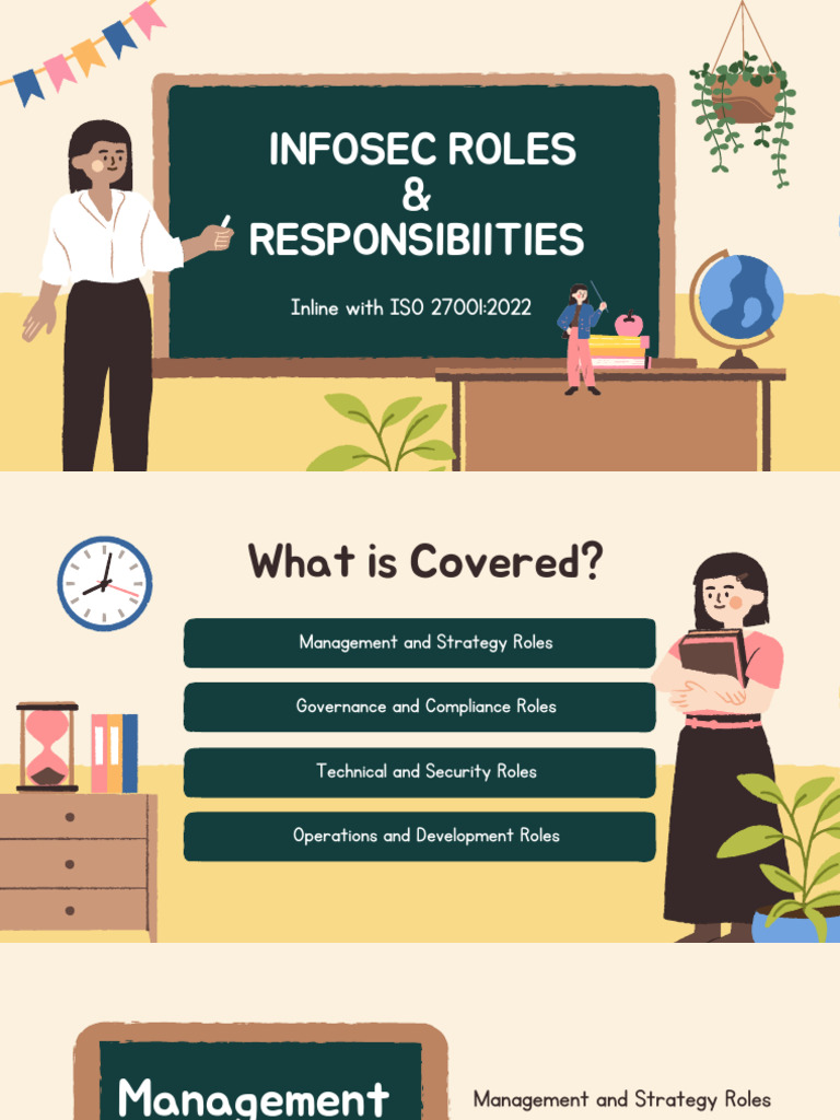 Infosec Roles & Responsibilities | PDF | Security | Computer Security