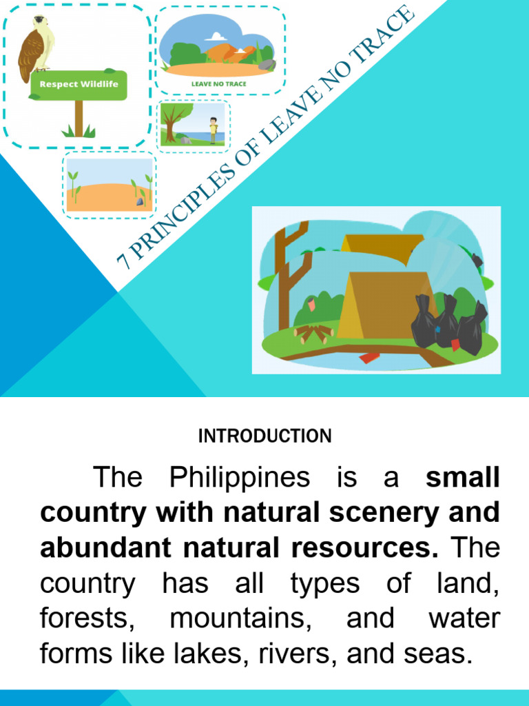 7 Principles of Leave No Trace | PDF | Fires | Natural Environment