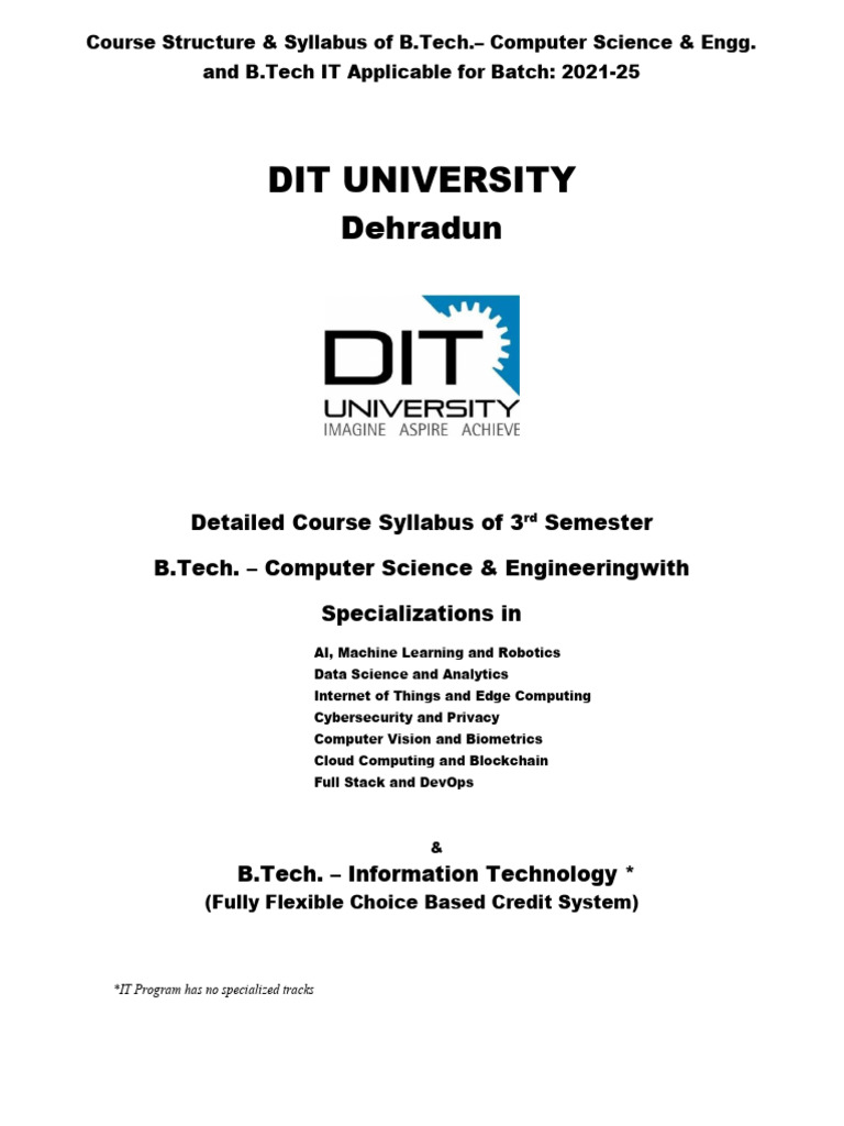 3rd Sem Syllabus | PDF | Method (Computer Programming) | Central Processing Unit