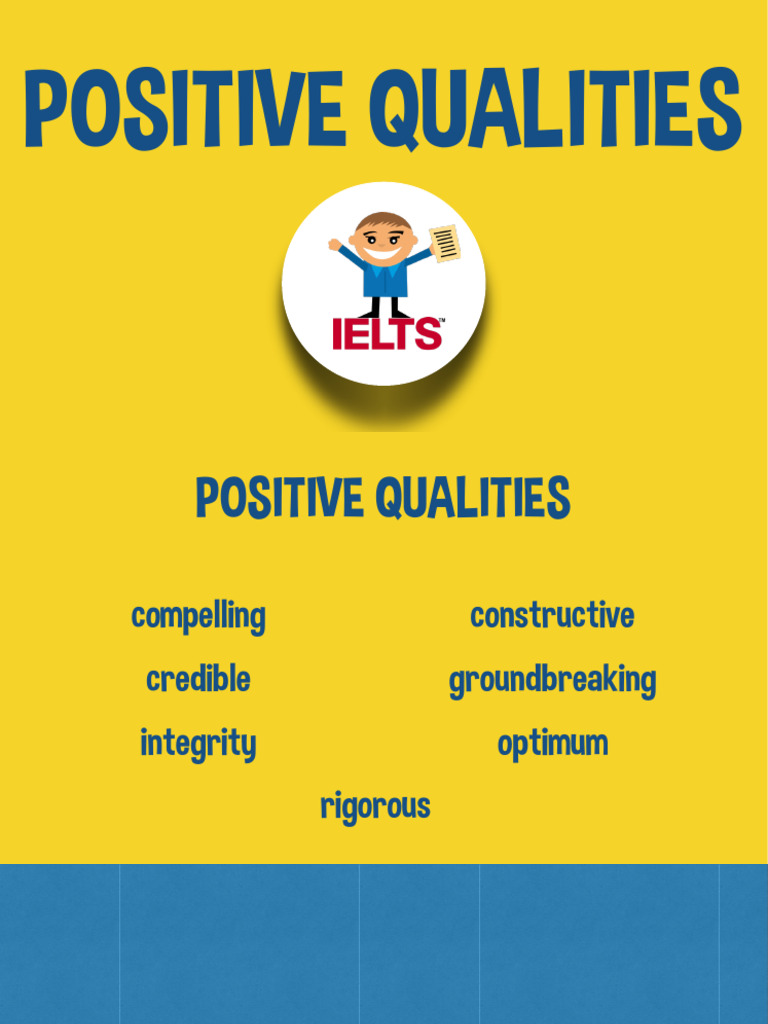 Positive Qualities | PDF | Integrity