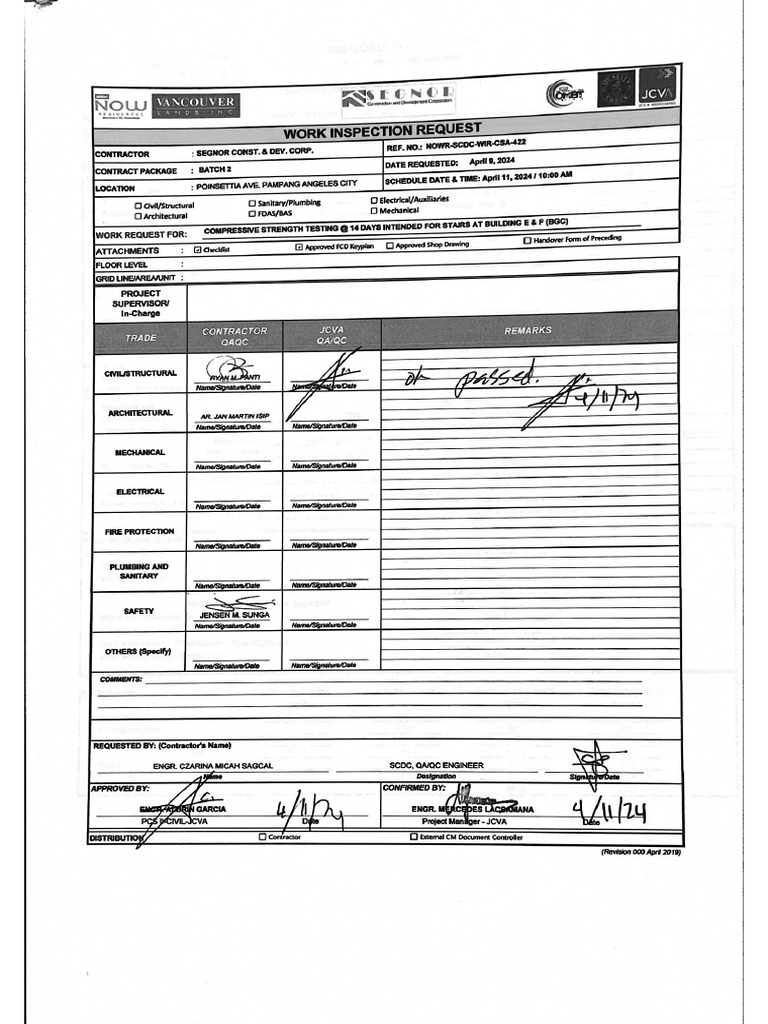 Nowr SCDC Wir Csa 422 | PDF
