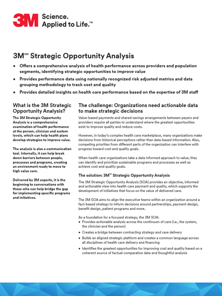 His PM Strategic Opportunity Analysis Sheet en Us | PDF | Methodology ...