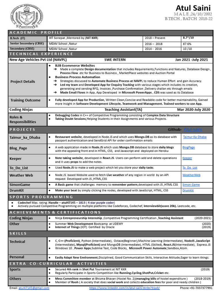 Atul IT | PDF | Java Script | World Wide Web