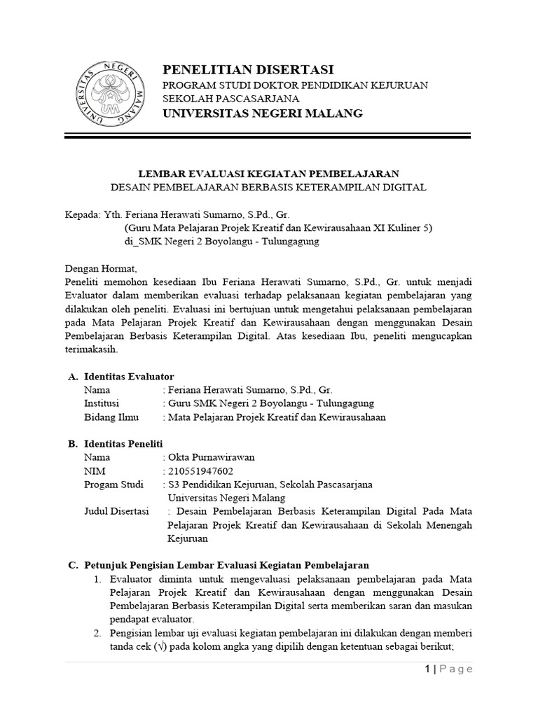 Angket Evaluasi Pembelajaran Keterampilan Digital - XI 5 | PDF